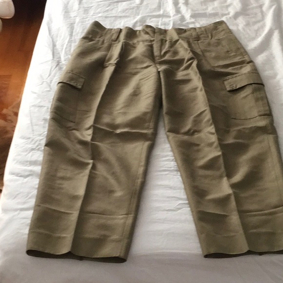 Sinclaire 10 | Pants & Jumpsuits | Capris Women Olive Color | Poshmark